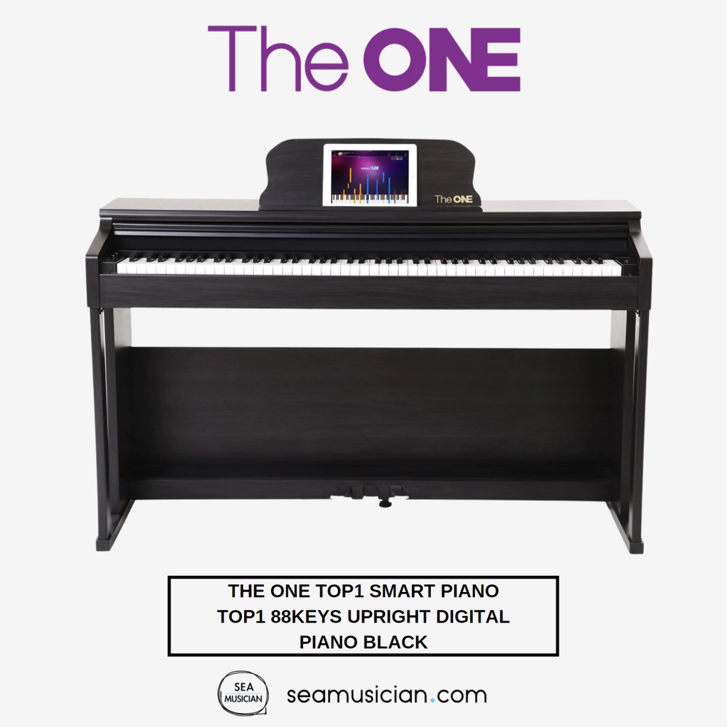 THE ONE TOP1 SMART PIANO TOP1 88KEYS UPRIGHT DIGITAL PIANO BLACK (THE ...