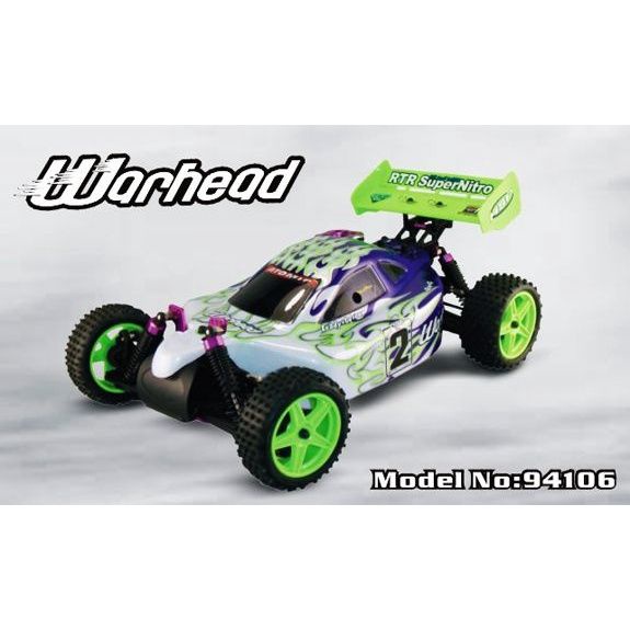 70+ KM/H HSP RACING WARHEAD 4WD NITRO POWERED 2 SPEEDS RACING BUGGY RC ...
