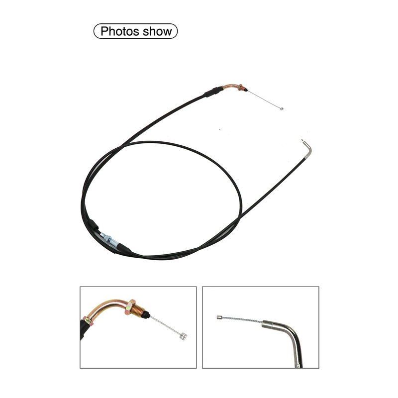 Motorcycle Throttle Cable Scooter Accelerator Cables GY6 Engine 50cc ...