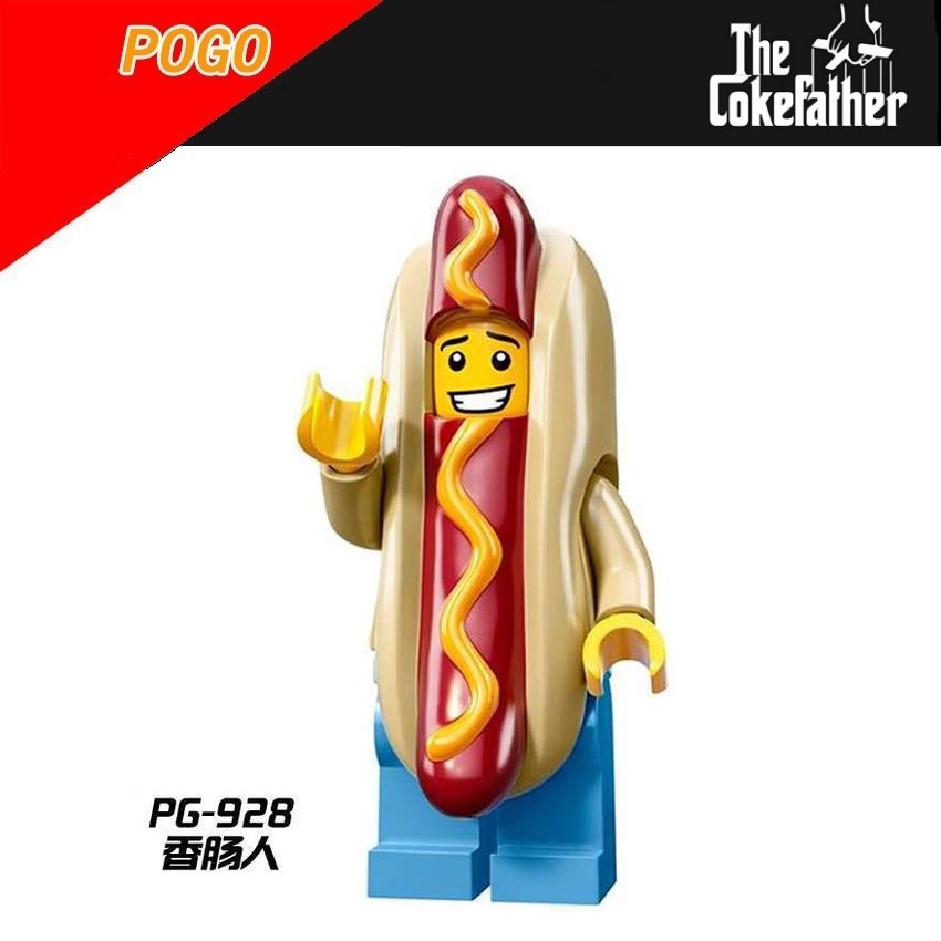 POGO Minifigures Banana PG963 Sausage PG928 Shark PG927 PG961 Penguin ...