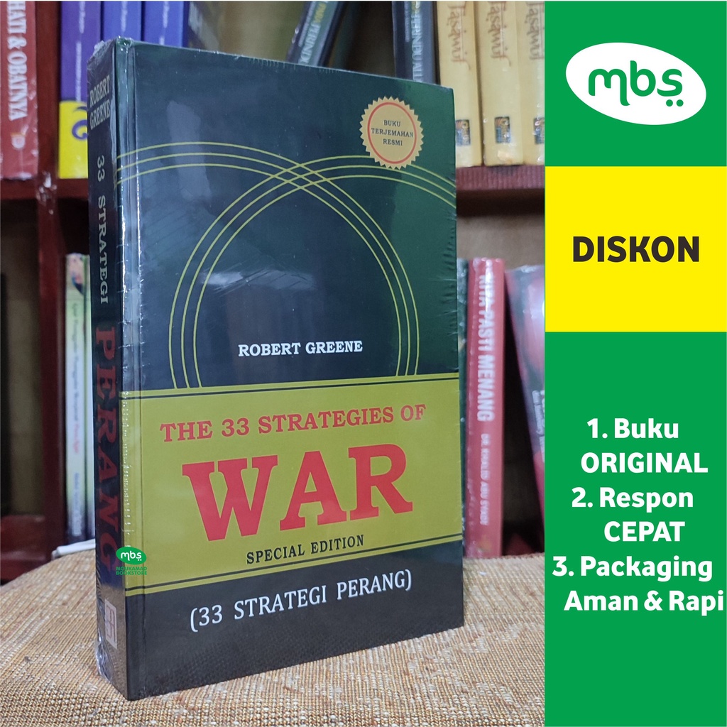 Book THE 33 STRATEGIES OF WAR (33 WAR STRATEGIES) - Robert Greene (Hard ...