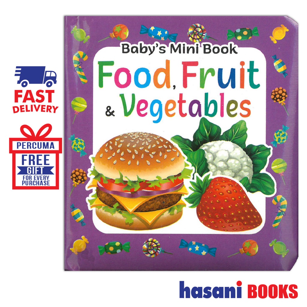 Hasani Mind To Mind Baby's Mini Book Food Fruit And Vegetables ...