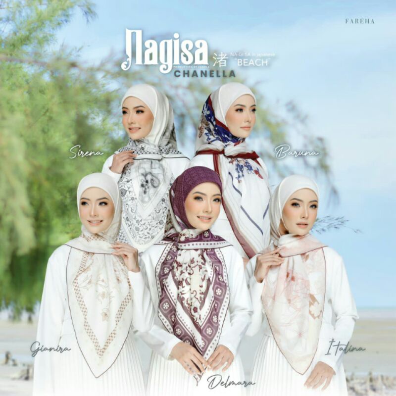 Fareha Chanella Nagisa with Free Gift | Shopee Malaysia
