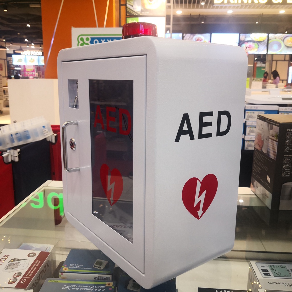 Ritzmedical AED WALL CABINET,comes with an alarm and strobe light ...