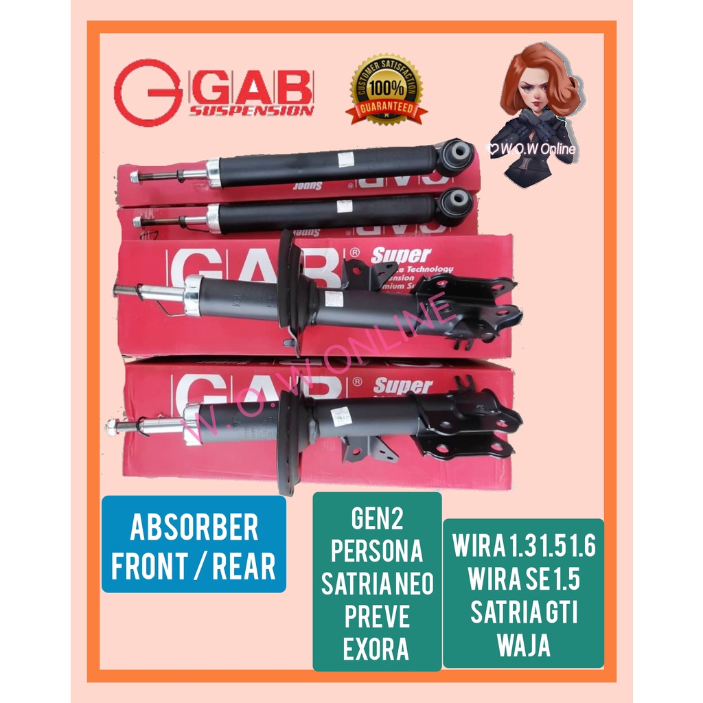 ORIGINAL GAB PROTON WIRA 1.3 1.5 WAJA PERSONA GEN2 WIRA SE SATRIA GTI ...