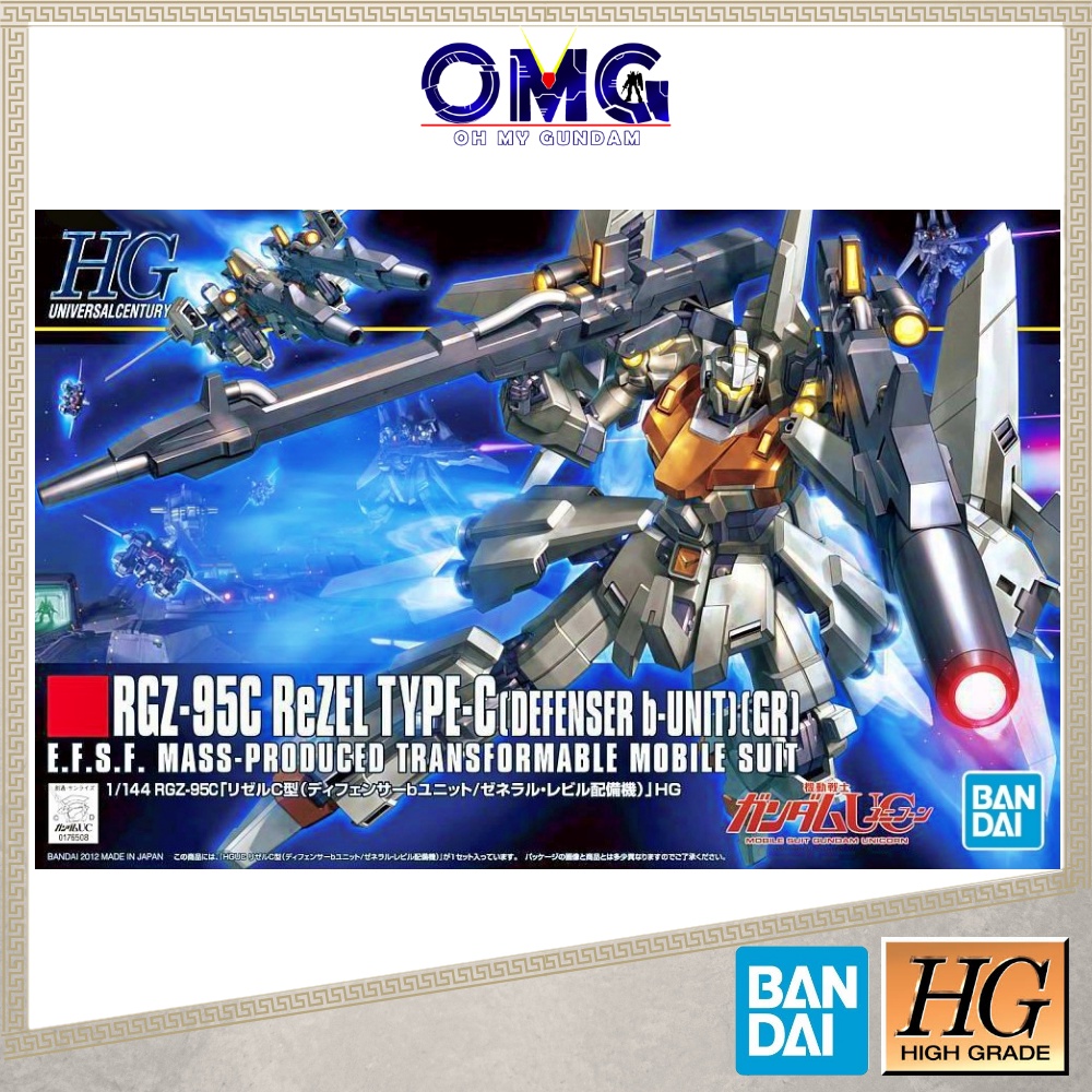 Bandai HGUC 1/144 Rezel Type C (Defenser B-Unit) (GR) 60666 HG Rezel ...