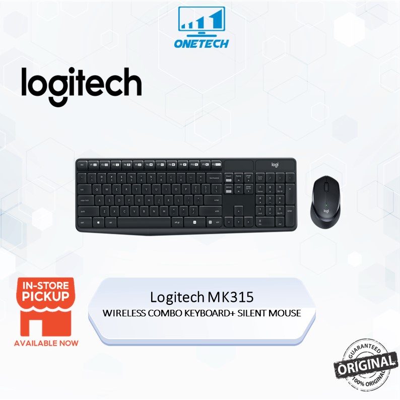 Logitech MK315 Wireless Keyboard And Mouse Combo | Shopee Malaysia