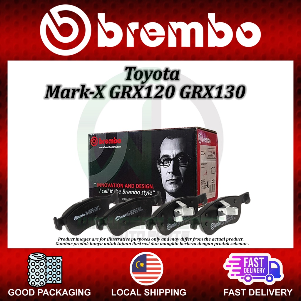 Toyota Mark-X GRX120 , GRX130 Front / Rear Brake Pad , Disc Brake Pads ...