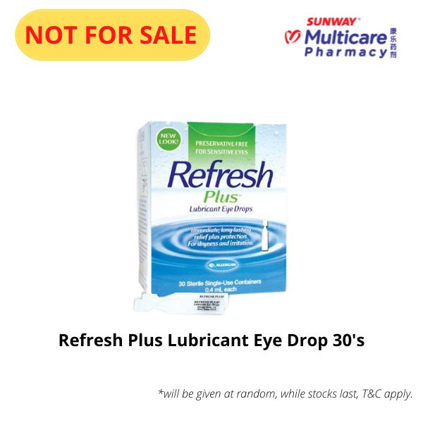 Not For Sale Refresh Plus Lubricant Eye Drop 30s Shopee Malaysia
