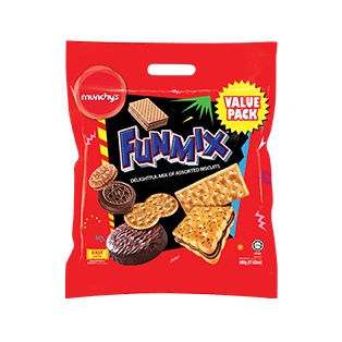 Munchy's Funmix Hilarious Mix Of Assorted Biscuits Family Pack 500G ...