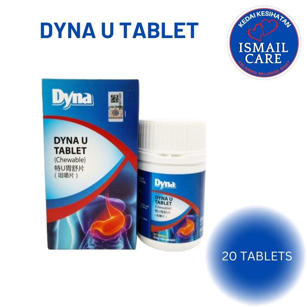 DYNA U TABLET(CHEWABLE) (UBAT GASTRIK) | Shopee Malaysia