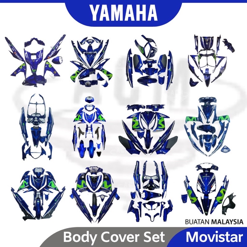 MOVISTAR 2017 YAMAHA Cover Set Lagenda Nouvo EGO LC FI Avantiz EGOS ...