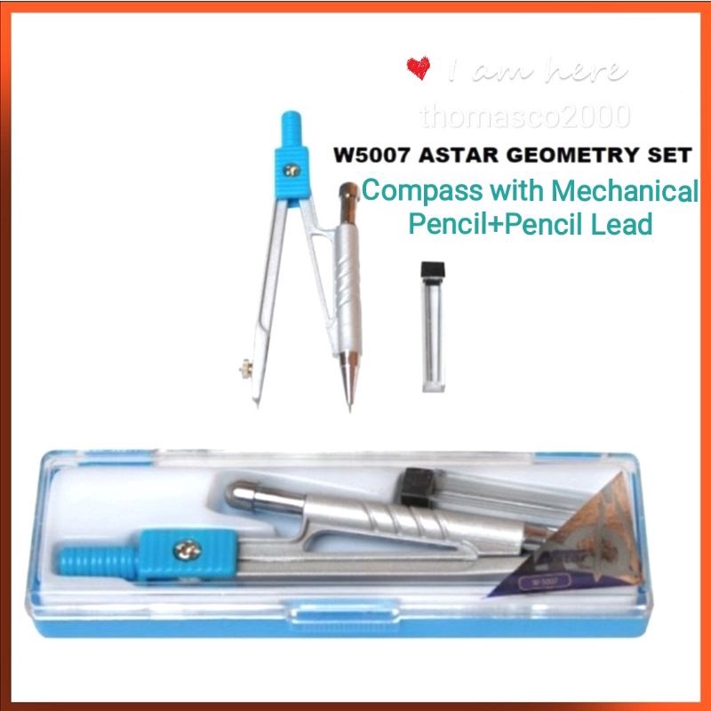 ASTAR W5007 Geometry Set / Mathematic Instrument set ( Ready stock) | Shopee Malaysia