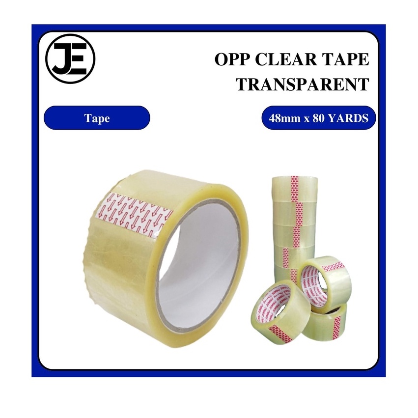 (PACKAGING STANDARD GLUE QUALITY) OPP Tape Transparent Strong Glue ...