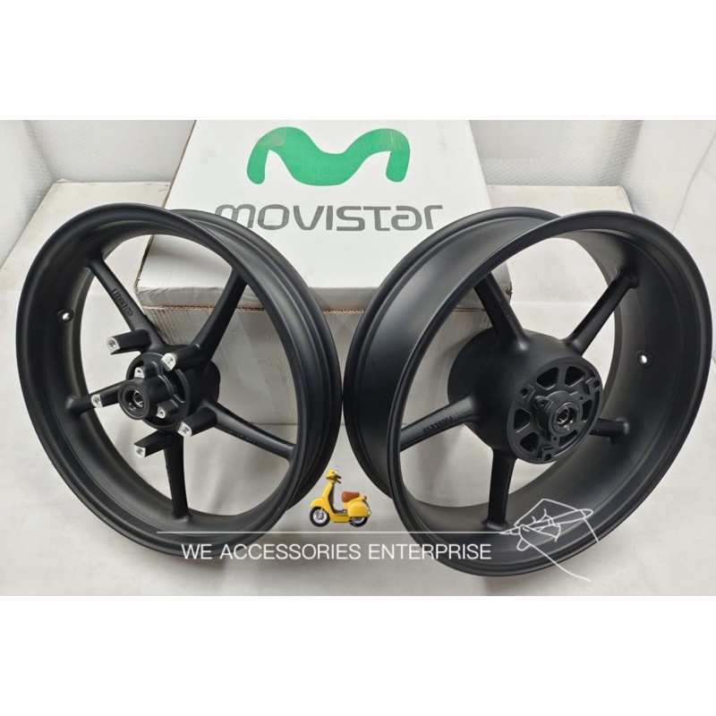 YAMAHA R25 V1V2 SP522 SPORTRIM FRONT 3.5 REAR 5.5 X 17 ENKEI ROSSI RIMS ...
