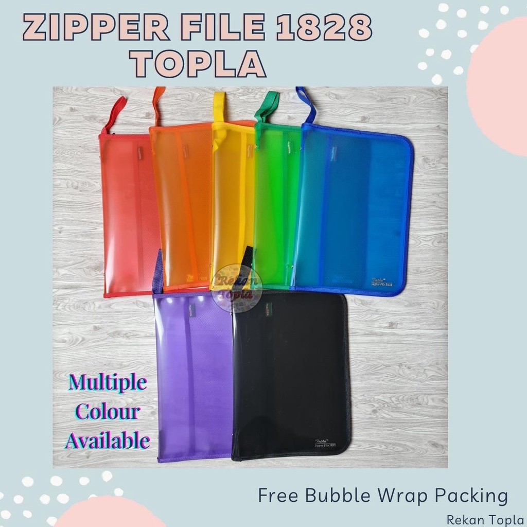 Premium Zipper File/Zipper File/Colored Zipper Map / Plastic Map/Folio ...