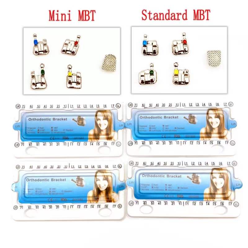 20pcs/pack Dental Orthodontic Metal Bracket Braces Mini Roth/MBT ...