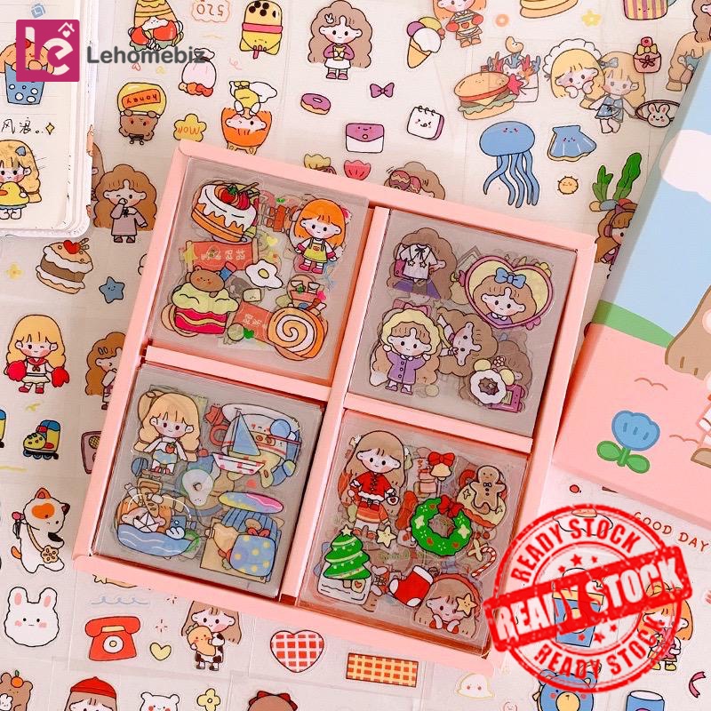 [Ready Stock] 2D 3D Sticker Decoration Cute Shape Creative INS Water ...