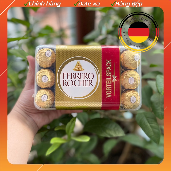 German Ferrero Rocher Chocolate 30 Tablets 375g (Date 5/2023) | Shopee ...
