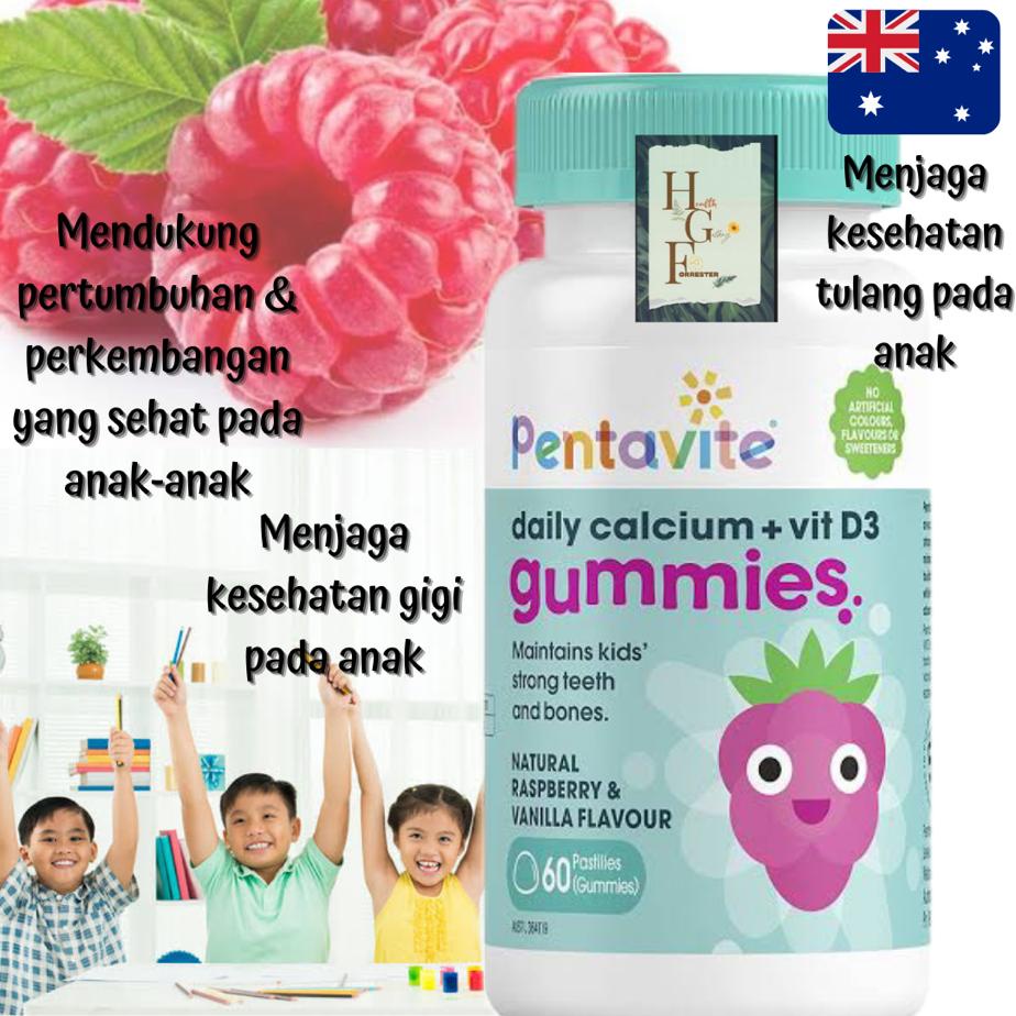 Pentavite Daily Calcium+Vit D3 Gummies 60 Gummies | Shopee Malaysia