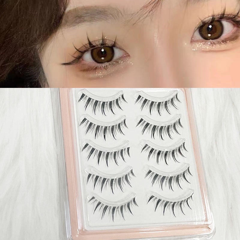 UrBeauty Little Devil Fake Eyelashes Nature Korean Eyelash False 5 ...
