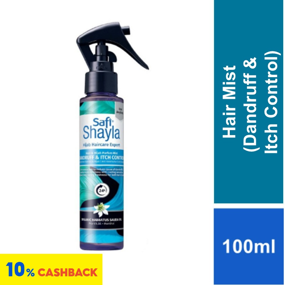 Safi Shayla Mist Hijab & Hair Dandruff & Itch Control (100ml) | Shopee ...