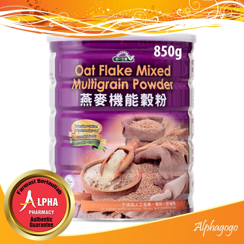 UNI-PRESIDENT Oat Flake Mixed Multigrain Powder (燕麦机能谷粉）850g | Shopee ...