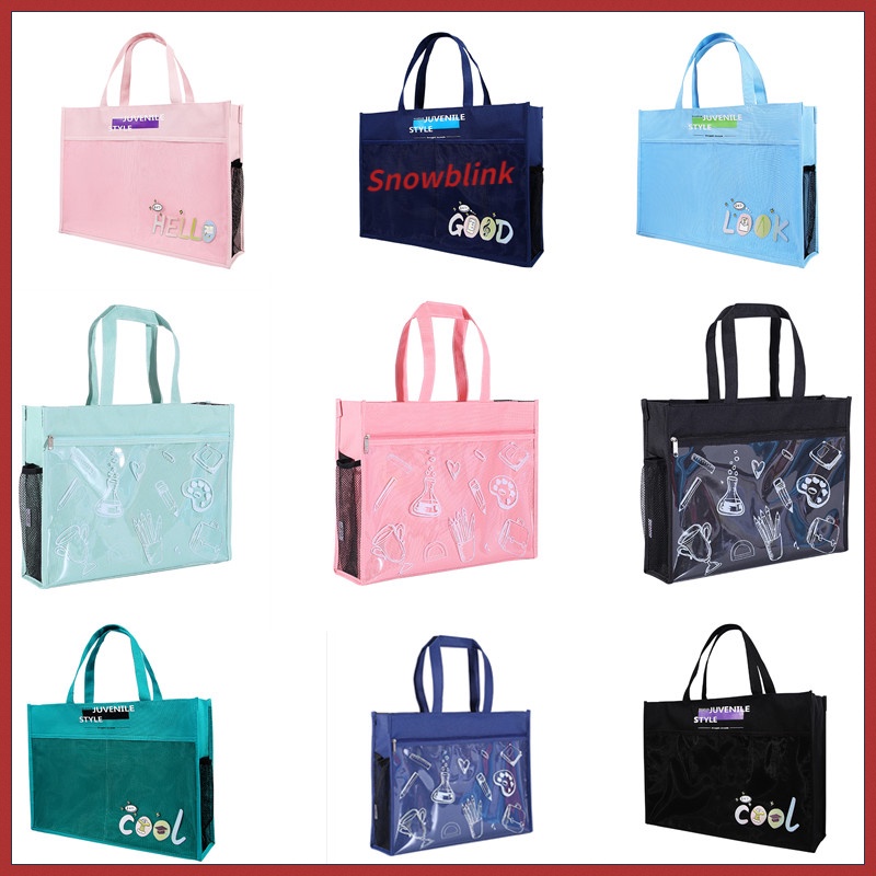 Large A3 Document Bag 8k A4 Handbag Multi-layer Large Capacity Art Bag ...