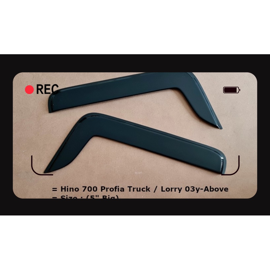 HINO PROFIA / 700 SERIES LORRY / TRUCK 03Y-ABOVE (BIG 5″) = DOOR VISOR | Shopee Malaysia