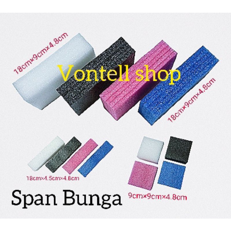 Span Bunga Tak Berhabuk/Span Kering/Span Bunga/Flower Foam/Magic Sponge ...