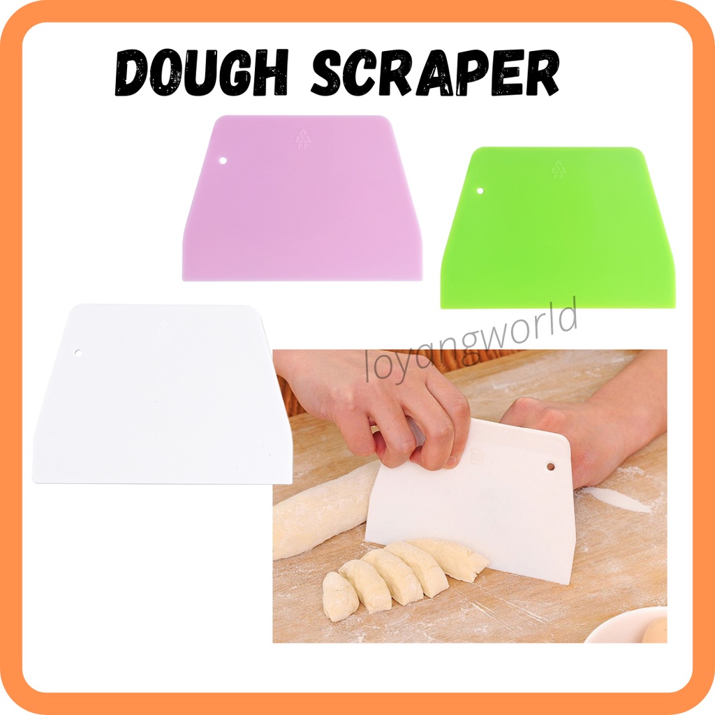 Dough Scraper Cutter Cake Cream Cut Dough Baking cutter Pengikis ...