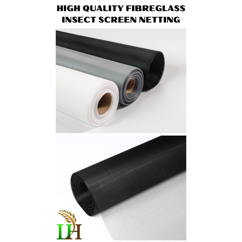 LH HIGH QUALITY FIBREGLASS INSECT SCREEN NET | FIBRE NET | MOSQUITO ...
