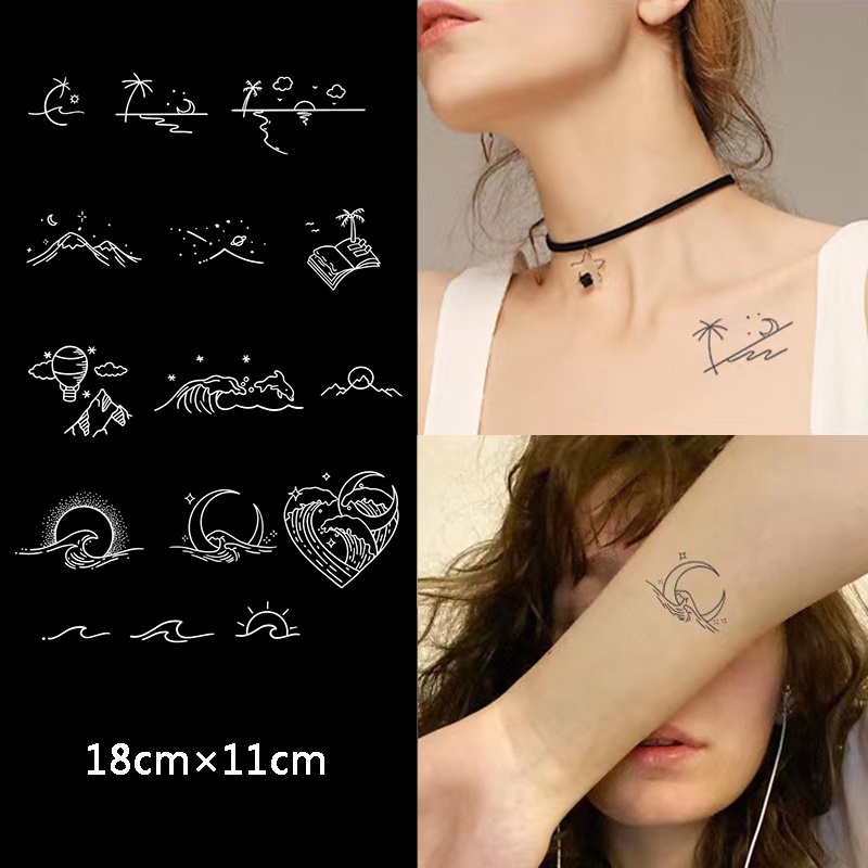 【COCO Magic Tattoo】 Lasts 15 days ；18cm*11cm；tattoo sticker waterproof long lasting fake tattoos ...