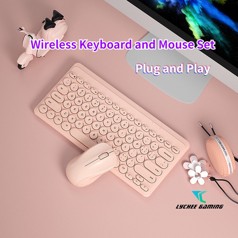 Original BOW 2.4G Wireless Keyboard and Mouse Combo Set plug and play ...
