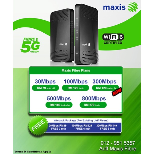 INternet berbaloi dengan MAXIS HOME FIBRE | Shopee Malaysia
