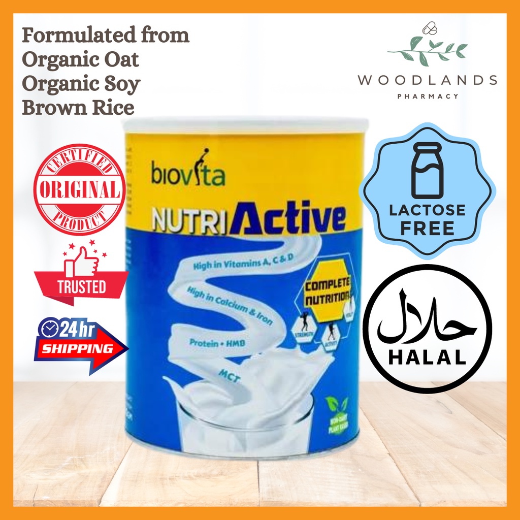 BIOVITA NUTRI ACTIVE COMPLETE NUTRITION 800GM - for nerve, muscles ...