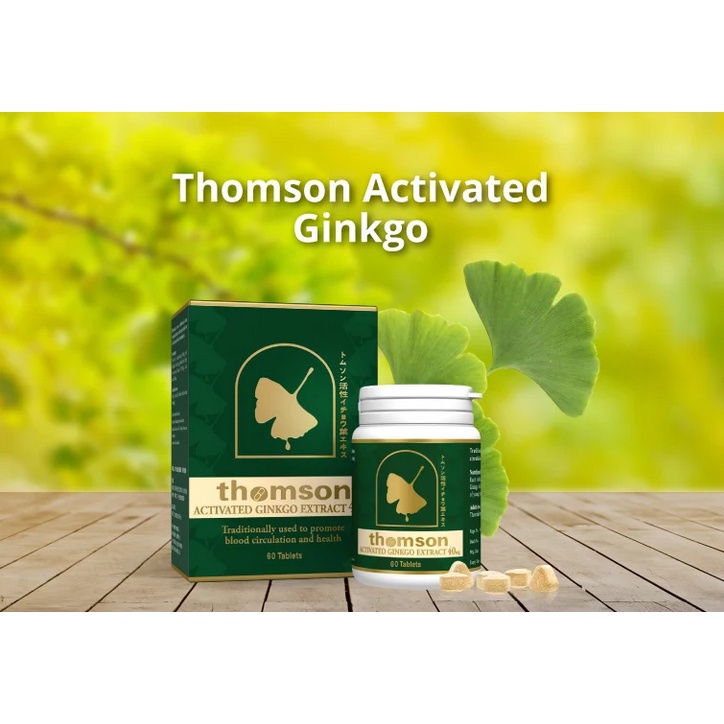 THOMSON ACTIVATED GINKGO EXTRACT 40mg x 60 ( EXP ≥2028) | Shopee Malaysia