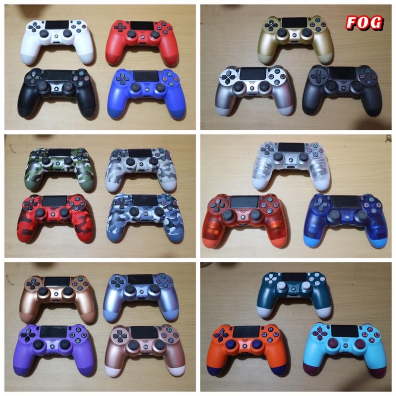 Original factory OP PS4 stick, complete color bar led | Shopee Malaysia