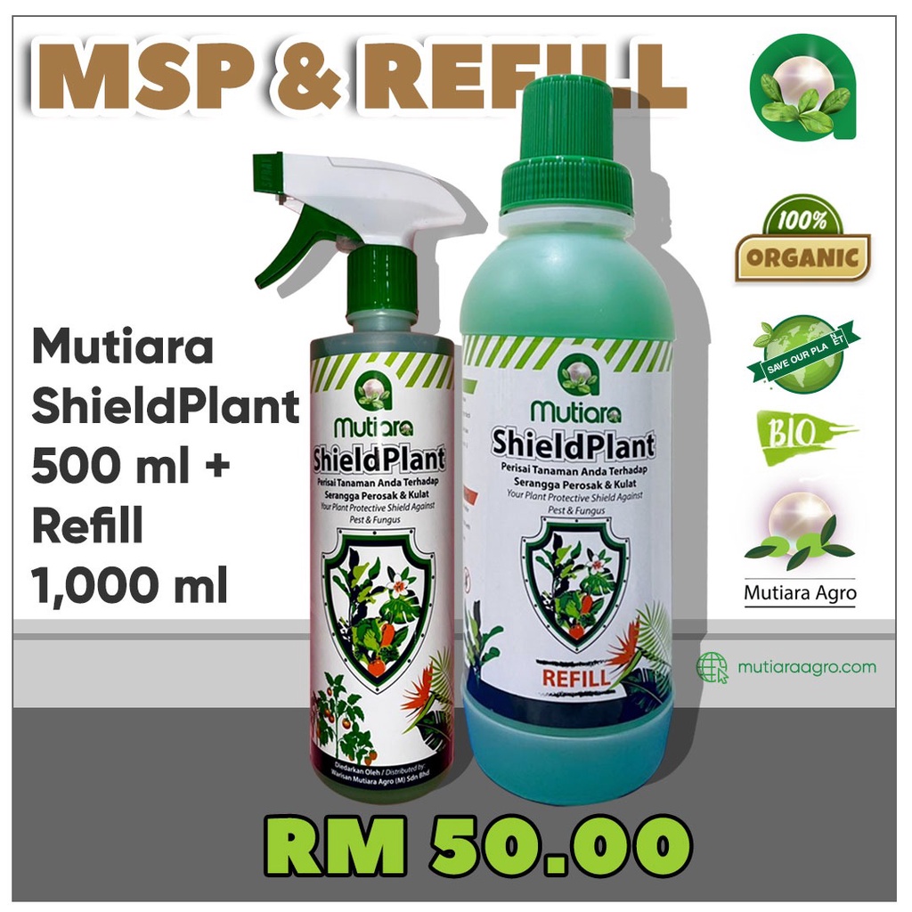 Mutiara Shield Plant (MSP 500ml & Refill 1 Liter) | Shopee Malaysia