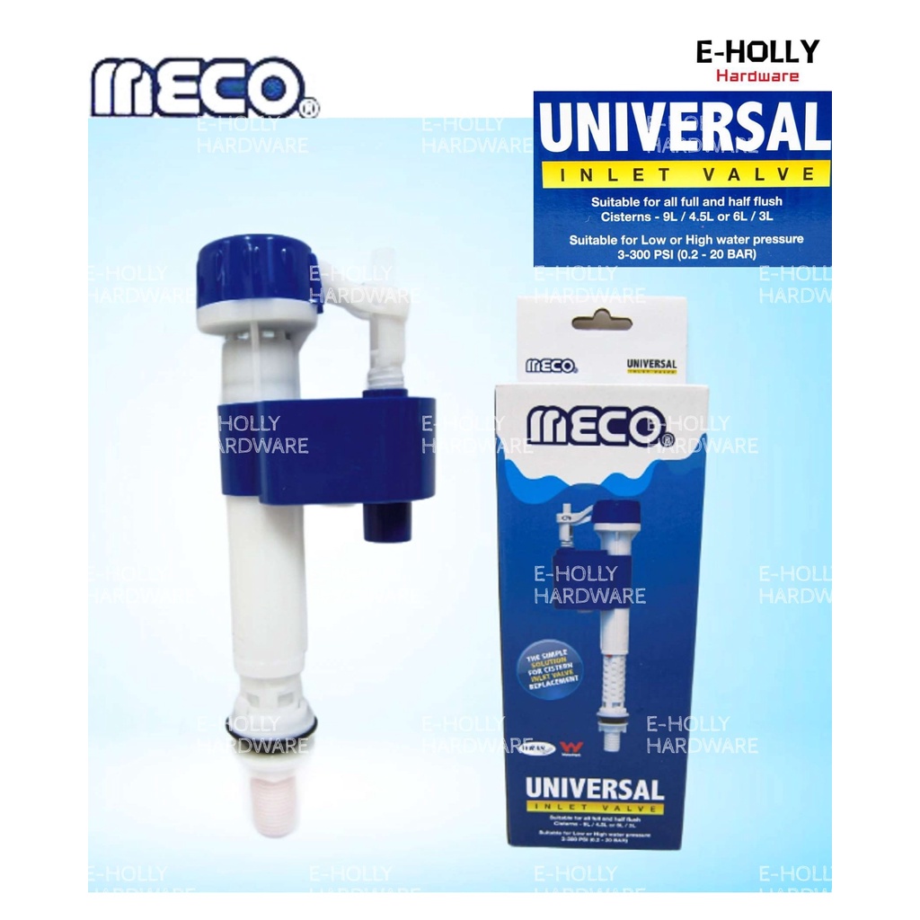 EHOLLY MECO UNIVERSAL TOILET INLET VALVE WATER TANK CISTERN FLUSH ...