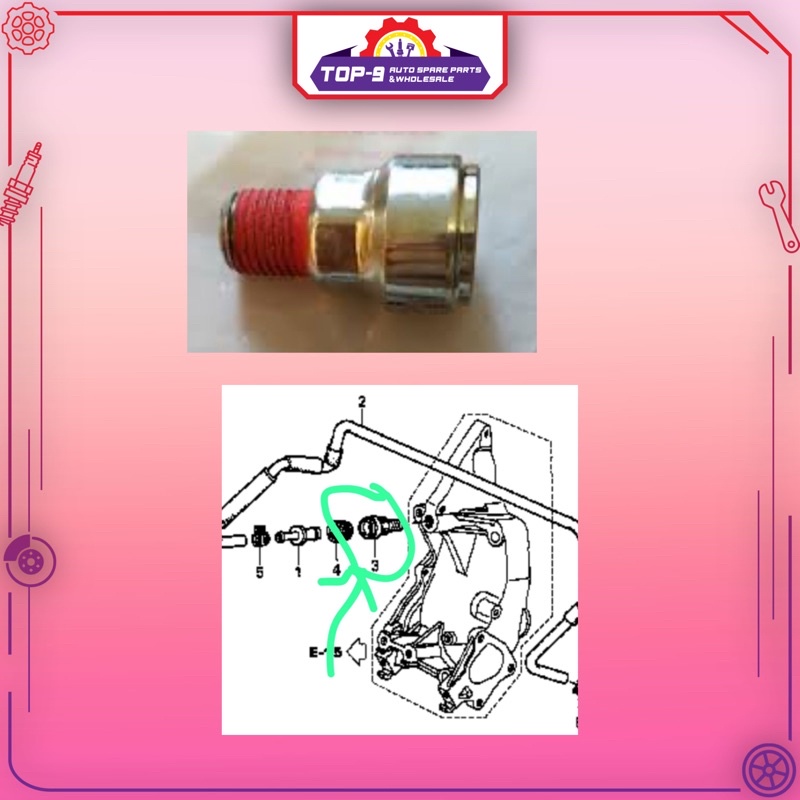 HONDA CRV S9A STREAM S7C ACCORD SDA PVC VALVE JOINT KEPALA BESI STEEL ...