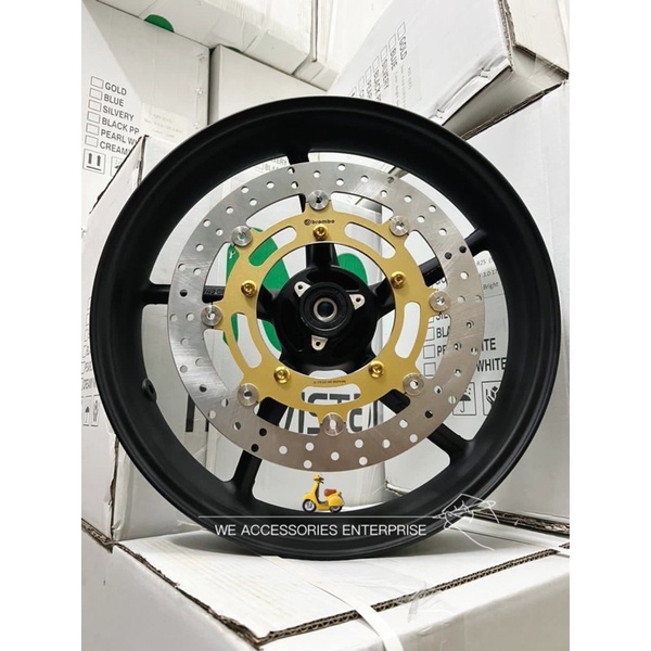 YAMAHA R25 V1V2 SP522 SPORTRIM FRONT 3.5 REAR 5.5 X 17 ENKEI ROSSI RIMS ...