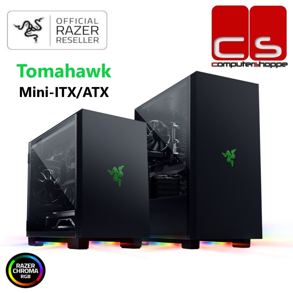 Razer Tomahawk Gaming Chassis with Razer Chroma RGB - Mini-ITX/ATX ...