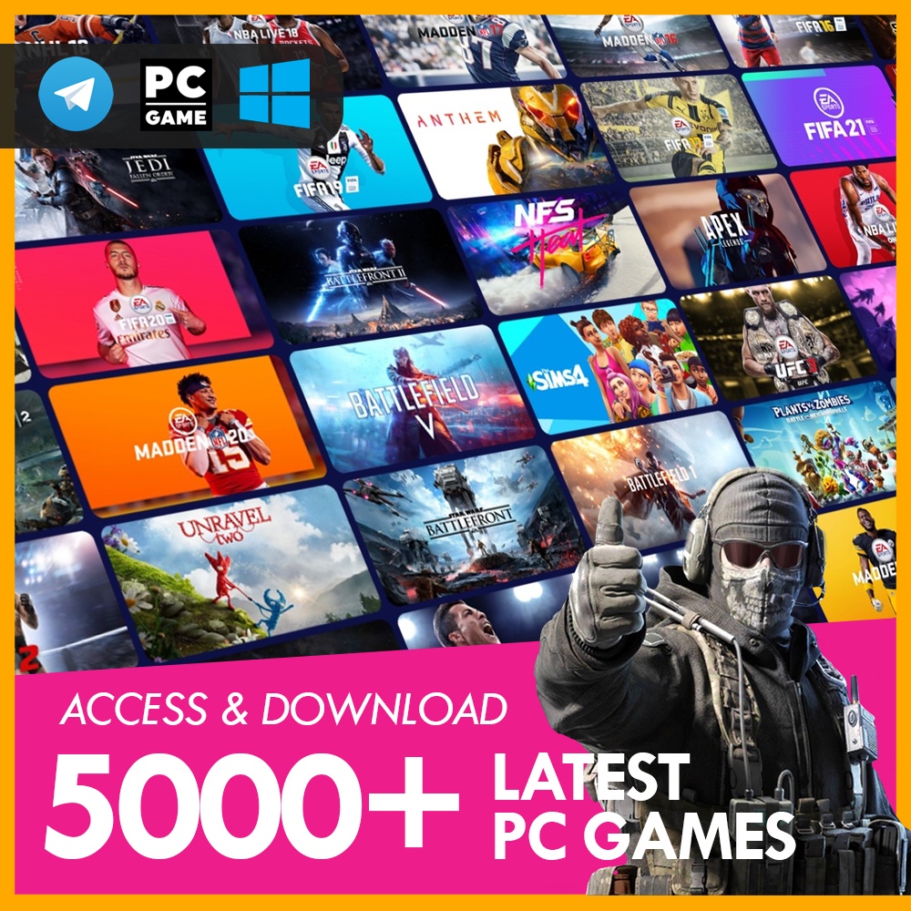【PC GAMES】5000+ Pc Games Access & Download via Tlgrm Windows [𝐋𝐈𝐅𝐄𝐓𝐈𝐌𝐄 ...