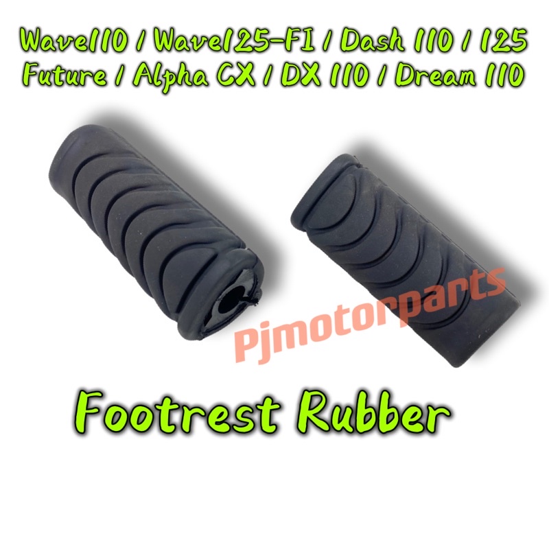 Dash 110/Dash 125/Wave 110/Alpha CX/EX5 Dream Fi/Future/Wave 125 Fi/Wave110 Footrest Rubber ...