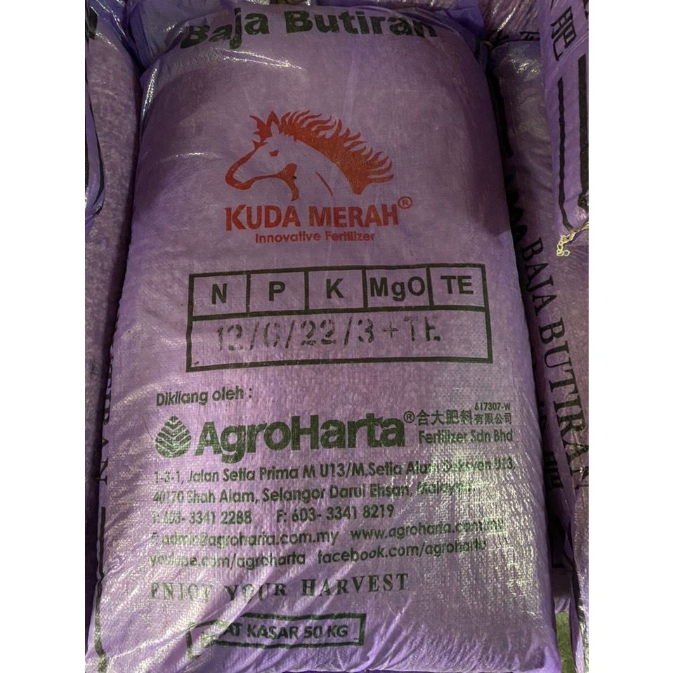 REPACK 20 KG Coconut Tree Fertilizer @12-6-22-3-B@ BAJA SPECIAL UNTUK ...