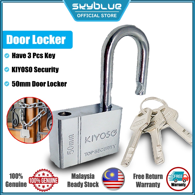 50mm Top Security Padlock Steel Iron Heavy Duty Super Durable Safety ...