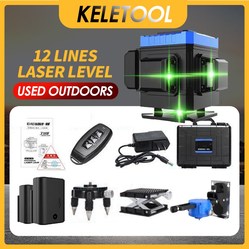 360 laser horizontal self leveling green laser 3D horizontal and ...