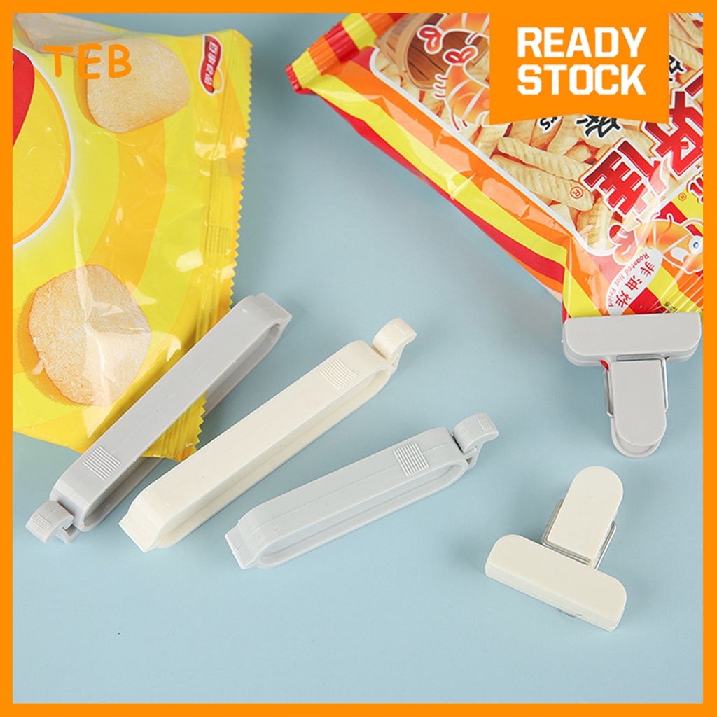 Plastic Bag Sealer Clip / Klip Penutup Beg Makanan Segar / Mini Vacuum ...