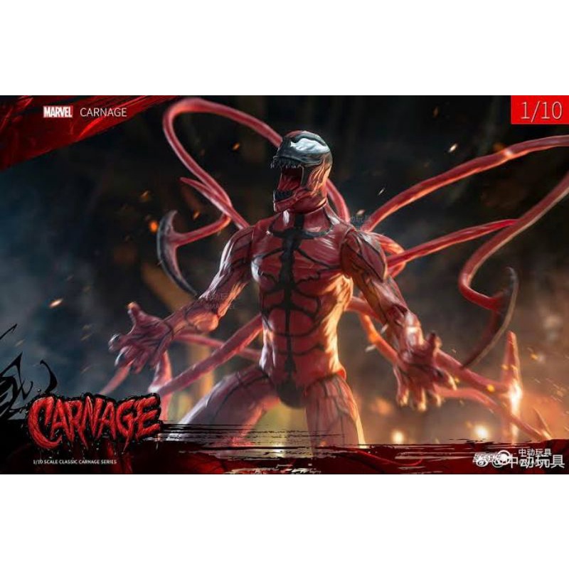 New!! Carnage Model From Venom To Play With Spiderman Copyright ZD Toys ...